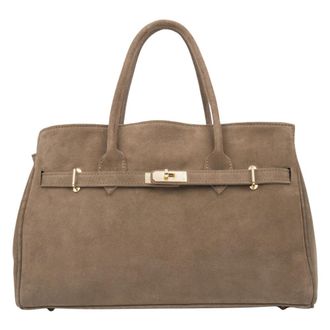 Estro & Luminara Gro&szlig;e Henkeltasche - - Bags - Damen - Braun - ONE SIZE