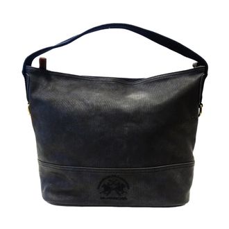 La Martina Schwarze Hobo Schultertasche Frau - - Bags - Damen - Schwarzk - ONE SIZE