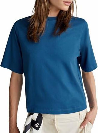 Benetton T-Shirt, Bleu, X-Small