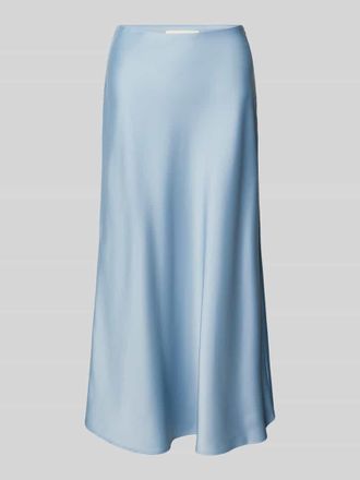 Selected A-Linien Midi-Rock aus Satin Modell LENA
