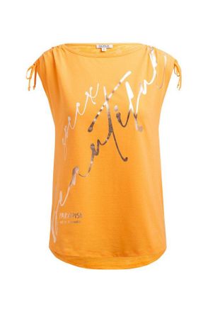 soccx Rundhalsshirt mit Ausbrenner-Effekten