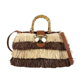 Rue Madam Femme, Sacs, Multicolore, Taille: ONE Size Panier Riad &agrave; Franges