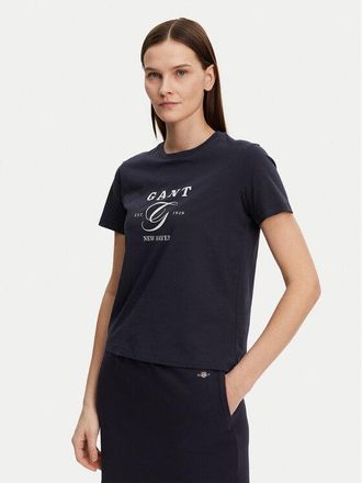 GANT T-Shirt 4200563 Dunkelblau Regular Fit