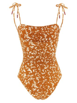 Kiton Womens Brown Polyamide One-Piece Swimsuit Clothing