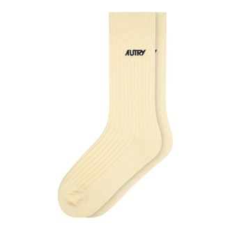 Autry Socken mit Jacquard-Logo - - Sport - Herren - Gelb - M