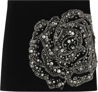 Pinko Pinko, Femme, Jupes, Noir, Taille: 34 FR Cavolfiore Mini Skirt