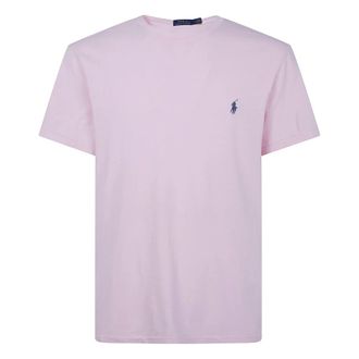 Polo Ralph Lauren Kurz&auml;rmeliges klassisches T-Shirt mit Tasche - - Tops - Herren - Rosa - XL