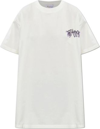 The Attico Femme, Tops, Blanc, Taille: 38 FR Il Primo Bagno T-Shirt