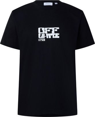 Off-white Off White - T-Shirt f&uuml;r Herren, Baumwolle, Schmal (Schwarz)