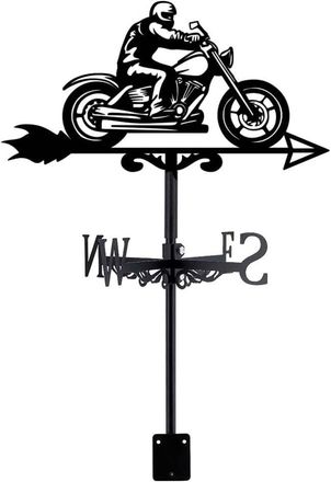 Generic Wetterfahnen, Dekorative Dachwetterfahne Aus Metall, Windmessger&auml;T F&uuml;R Den Au&szlig;Enbereich, Windrichtungsanzeiger F&uuml;R Garten, Bauernhaus, Eisen(H)