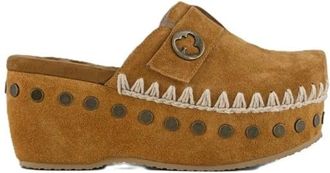 Mou Femme, Chaussures, Brun, Taille: 40 EU Clog Plain