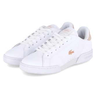 Lacoste 50SFA0045-1Y9 Schn&uuml;rhalbschuh Glattleder Damen in wei&szlig; - Gr. 39,5