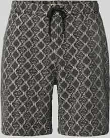 Redefined Rebel Shorts im Allover-Look mit Kordelzug Modell CARLOS
