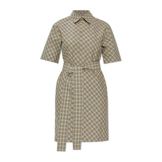 Burberry Femme, Robes, Beige, Taille: 34 FR Robe &agrave; motif &agrave; carreaux