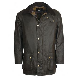 Barbour Gewachste Baumwolljacke mit Tartan-Futter - - Jackets - Herren - Gr&uuml;n - S