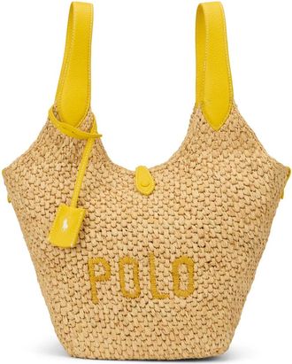 Polo Ralph Lauren Femme, Sacs, Jaune, Taille: ONE Size Tote Polo Play