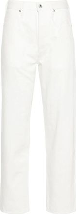Jil Sander Femme, Jeans, Blanc, Taille: W26 Jeans Droits Blancs Style D&eacute;contract&eacute;