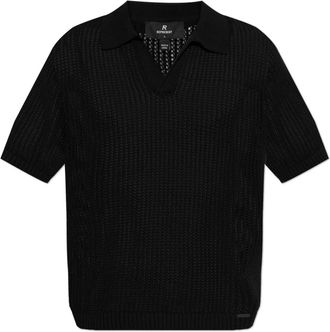 Represent Represent, Homme, Tops, Noir, Taille: S Beverly Knit Polo