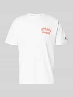 MC2 Saint Barth T-Shirt mit Label-Prints Modell PORTLAND