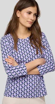 Rabe 3/4-Arm-Shirt Sommershirt mit grafischem Allover-Muster