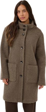 Saint Tropez FerddySZ Wollmantel - - Coats - Damen - Braun - S