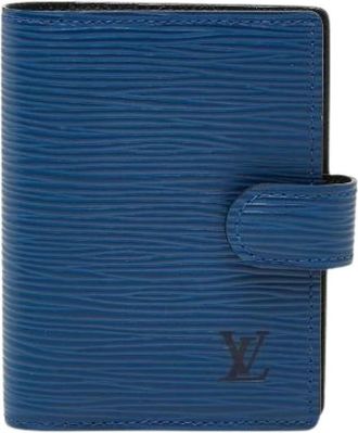 Louis Vuitton Pre-owned Epi Mini Agenda Cover - Femme - Pre-owned - Bleu - Taille: ONE Size
