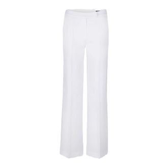 Windsor Wei&szlig;e Leinen Marlene Hose - - Trousers - Damen - Wei&szlig; - XL