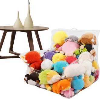 Generic Organizer f&uuml;r Pl&uuml;schspielzeug - Tasche in Standardgr&ouml;&szlig;e, transparente PVC-Abdeckung, Pl&uuml;schtierhalter mit wasserdichter Oberfl&auml;che | Aufbewahrungsstuh