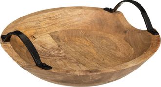 Atmosphera Atmosphera - Schale Wild - Mangoholz - D30 cm - Beige