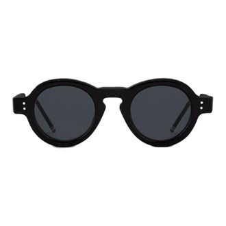 Thom Browne Runde Sonnenbrille - - Accessories - Herren - Schwarzk - ONE SIZE