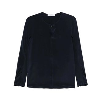 Max Mara Rundhals-Pullover - - Blouses & Shirts - Damen - Blau - M