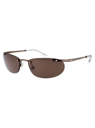 Swarovski Womens Sunglasses 0sk7019 Matt Brown Metal