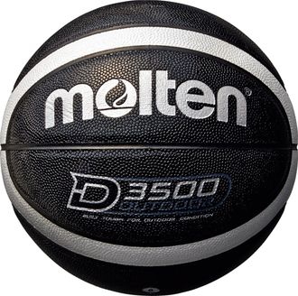 Molten Damen Basketball B6D3500-KS, Schwarz, 6, B6D3500-KS