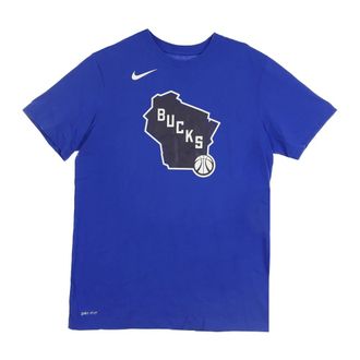 Nike Homme, Sport, Bleu, Taille: S NBA Dry Tee ES Logo City Edition Milbuc