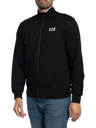 Emporio Armani Aperta Zip Track Jacket, Schwarz