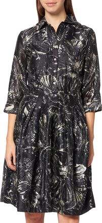 Derhy Damen Beatnik Kleid, Schwarz (Noir 6), 36 (Herstellergröße: Small)