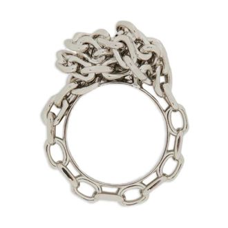 Jil Sander Klobige Kettenglieder-Ring - - Accessories - Damen - Grau - S