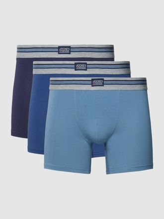 Jockey Trunks mit Label-Patch im 3er-Pack