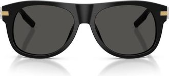 Dolce & Gabbana Homme, Accessoires, Noir, Taille: 56 MM Dg4546 Lunettes de soleil
