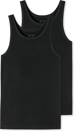 Schiesser 95/5 Unterhemd 176038-6er Pack Black 7