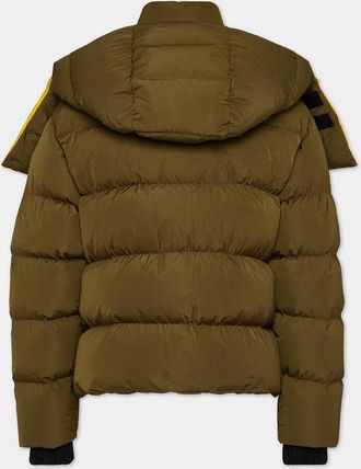 Dsquared2 Quilted Colorblock Down Jacket - Khaki