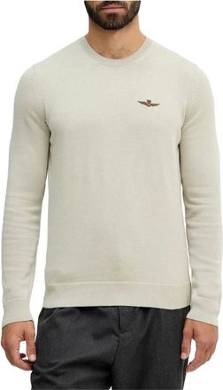Aeronautica Homme, Pulls, Beige, Taille: 2XL Pull ras du cou