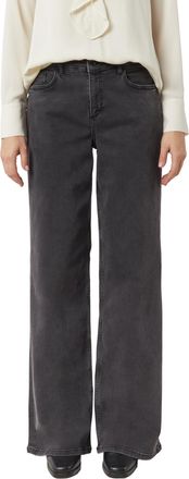 Comma Elastische Jeans mit Wide Leg