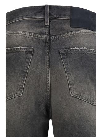 Haikure Mens Loose Jeans Pasadena Black Cotton