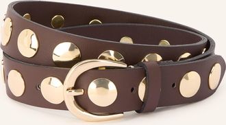 B.Belt B.Belt Lederg&uuml;rtel Luna Mit Nieten braun