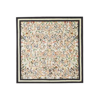 Burberry Montage Print Silk Square Scarf