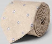 Gierremilano Seidenkrawatte aus reiner Seide mit Logo-Patch (7,5 cm)