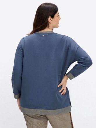 Sheego Sweater Sweatshirt Langarm