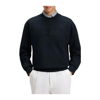 HUGO BOSS Homme, Sweatshirts et sweats &agrave; capuche, Bleu, Taille: S Punto c-soleri 214