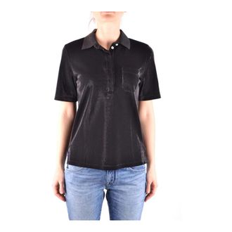 Jacob Cohen Monochromes Poloshirt - - Tops - Damen - Schwarzk - S